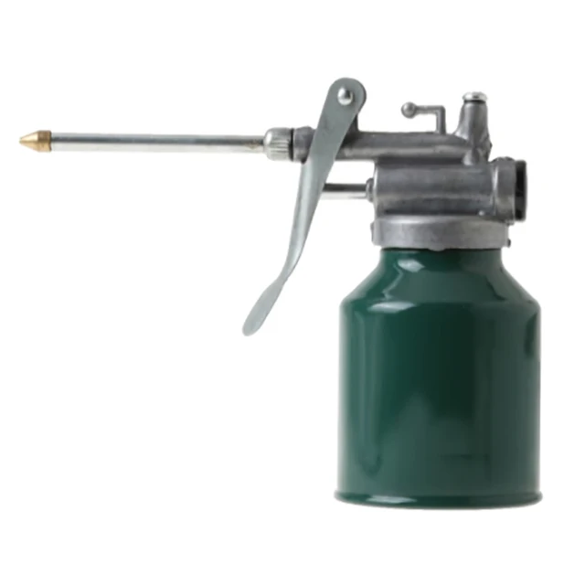 250ml Oil Can High Pressure Hand Pump Oiler Lubrication Metal Gun For ...