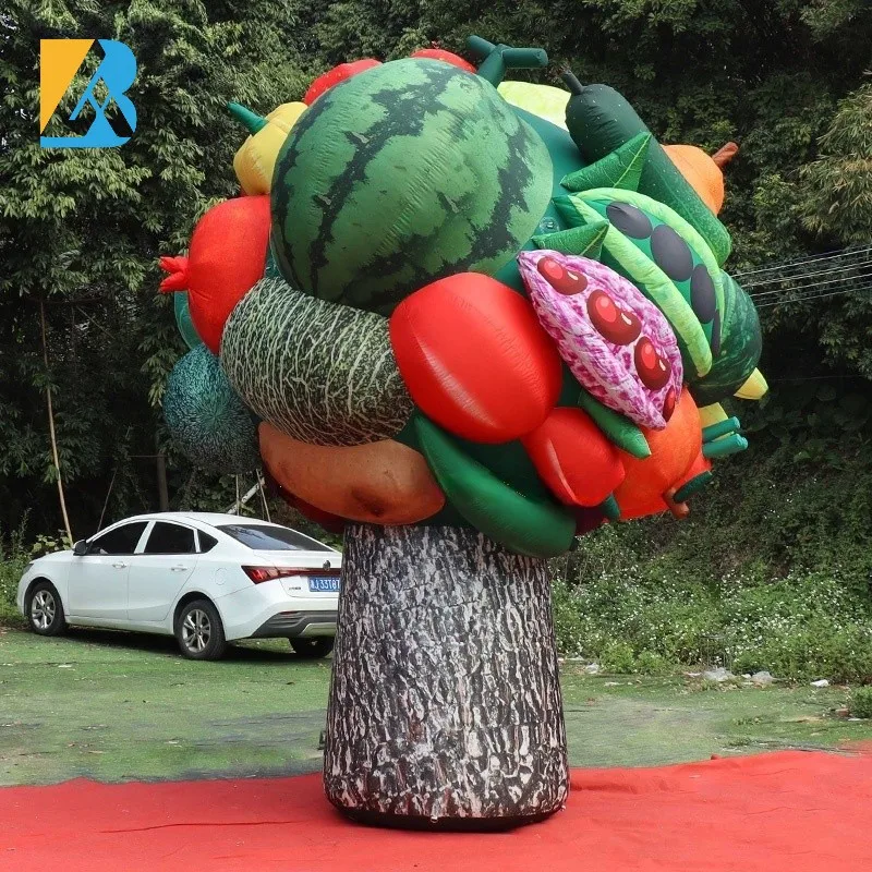 Customized-Rainforest-Theme-Party-Giant-Inflatable-Fruits-Tree-for ...