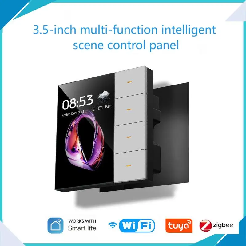 3-5-Inch-Smart-Wall-Switch-Touch-Screen-4-Groups-Switch-8-way-Scene ...