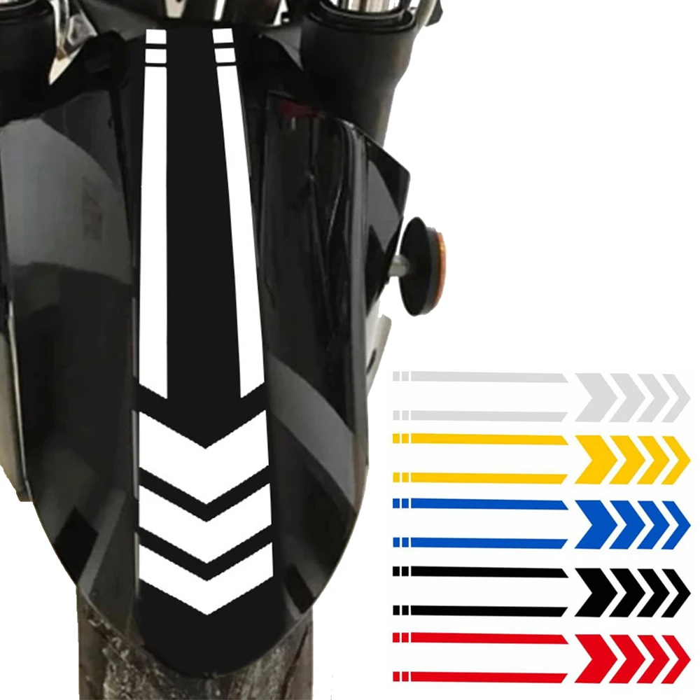 1-Piece-Motorcycle-Stripe-Arrow-Reflective-Stickers-Safety-Warning ...