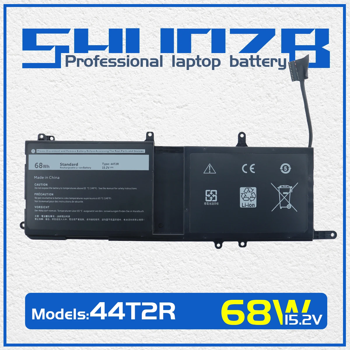 SHUOZB 44T2R Laptop Battery For Dell Alienware 15 R3 15 R4 17 R4 17 R5 ...
