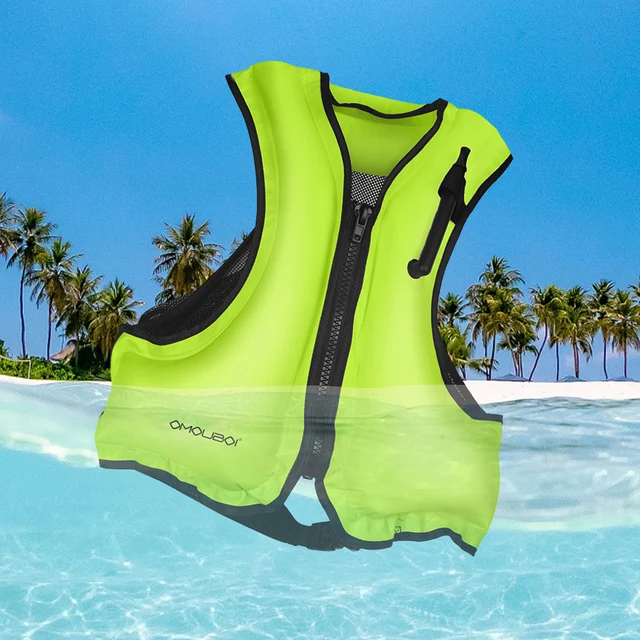 Quick-dry Safety Vest Breathable Snorkel Vest - Adjustable Buoyancy ...