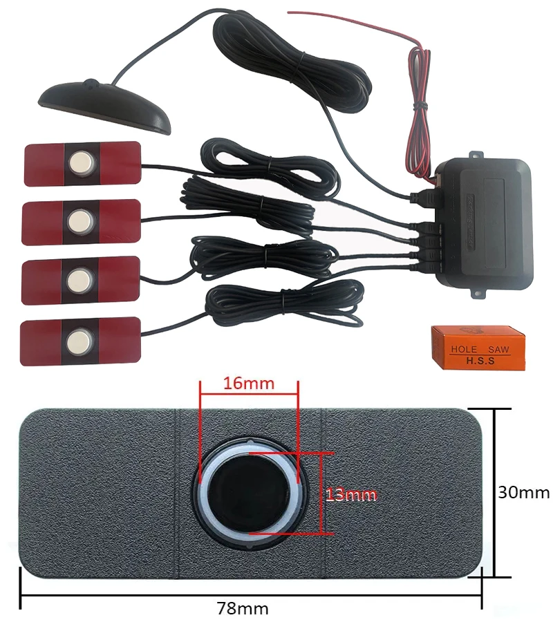 FirstSafe-Original-13mm-standard-Car-Radar-Parktronic-Assistance-car ...