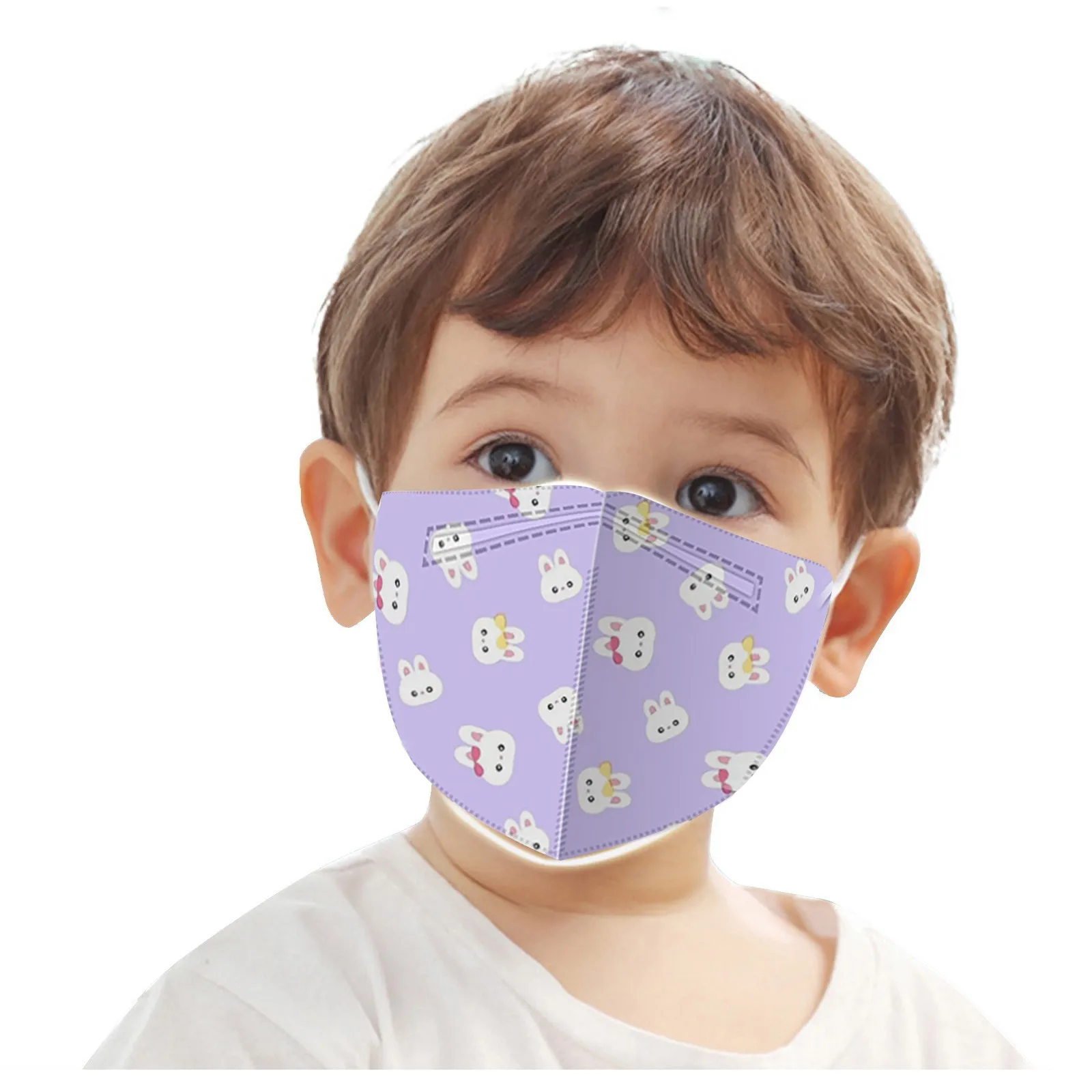 10pc Children Disposable Print Masks Mascaras Halloween Cosplay ...