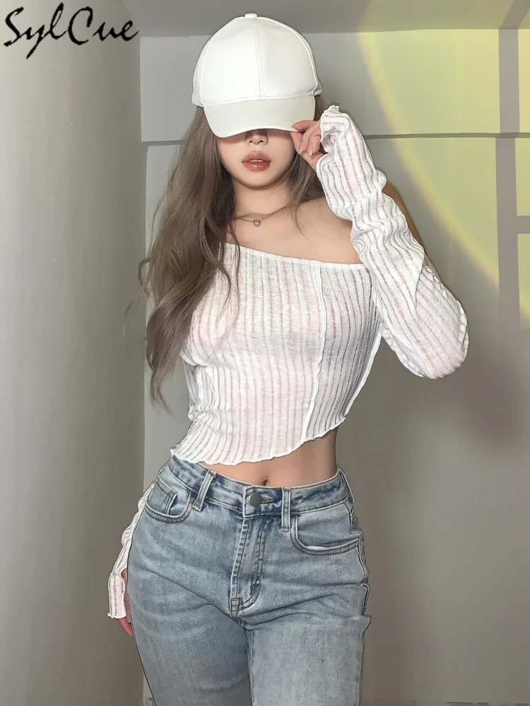 Transparent Top Stripes | Solid Transparent Top | Loose Transparent Top ...