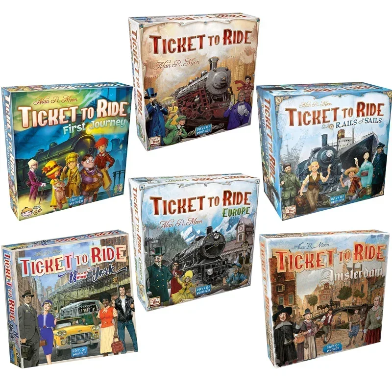 Ticket-To-Ride-Series-Euro-First-Journey-Board-Games-English-Family ...