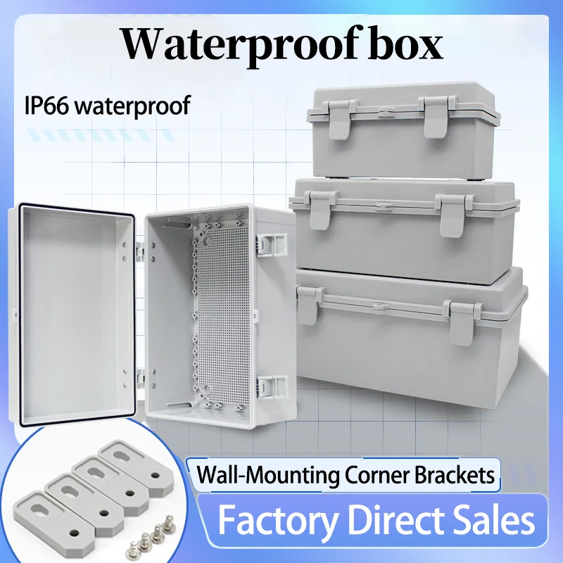 IP66 Electrical Plastic Enclosure ABS Power Junction Box Outdoor ...