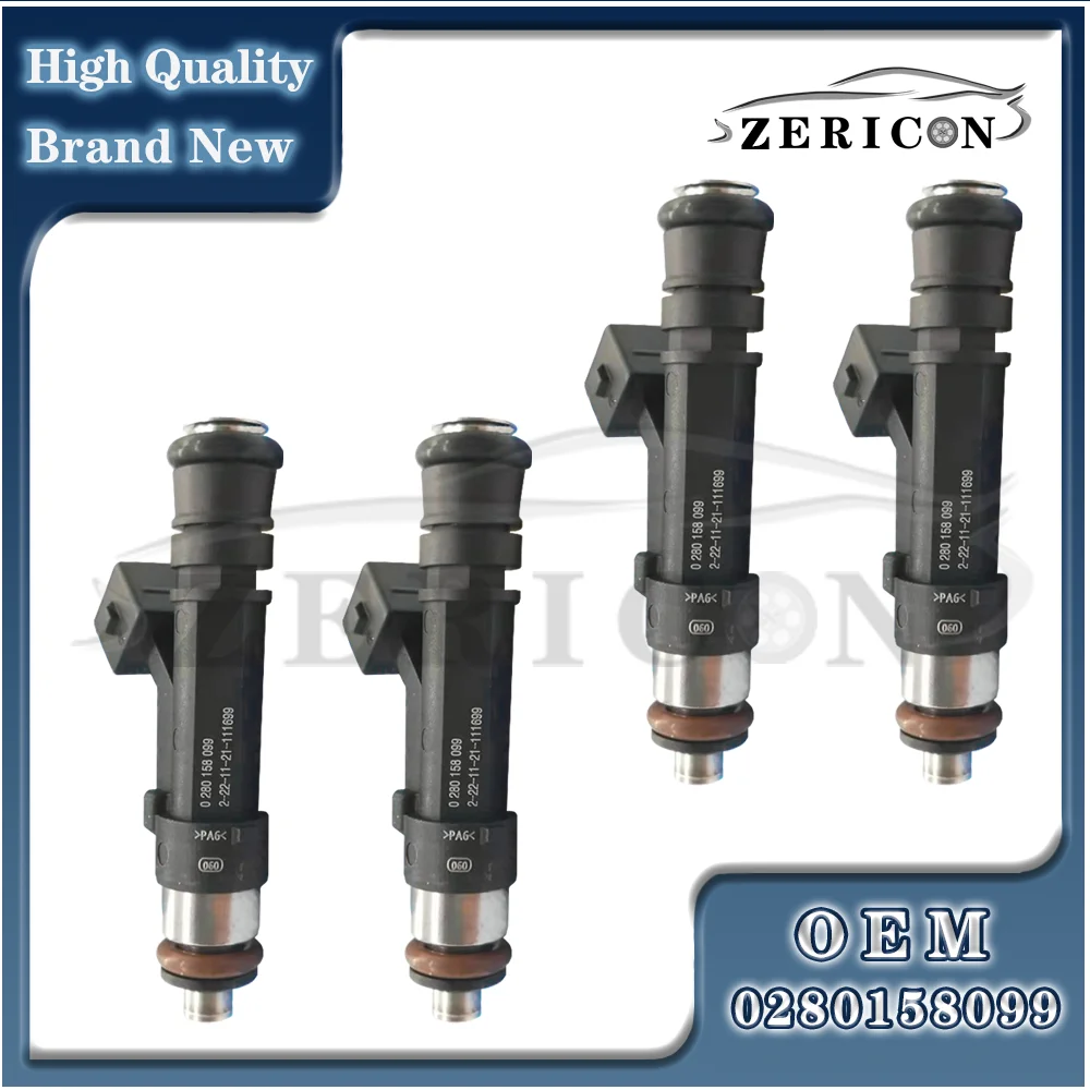 4pcs 0280158099 Brand New Fuel Injector Nozzle High Quality for ...