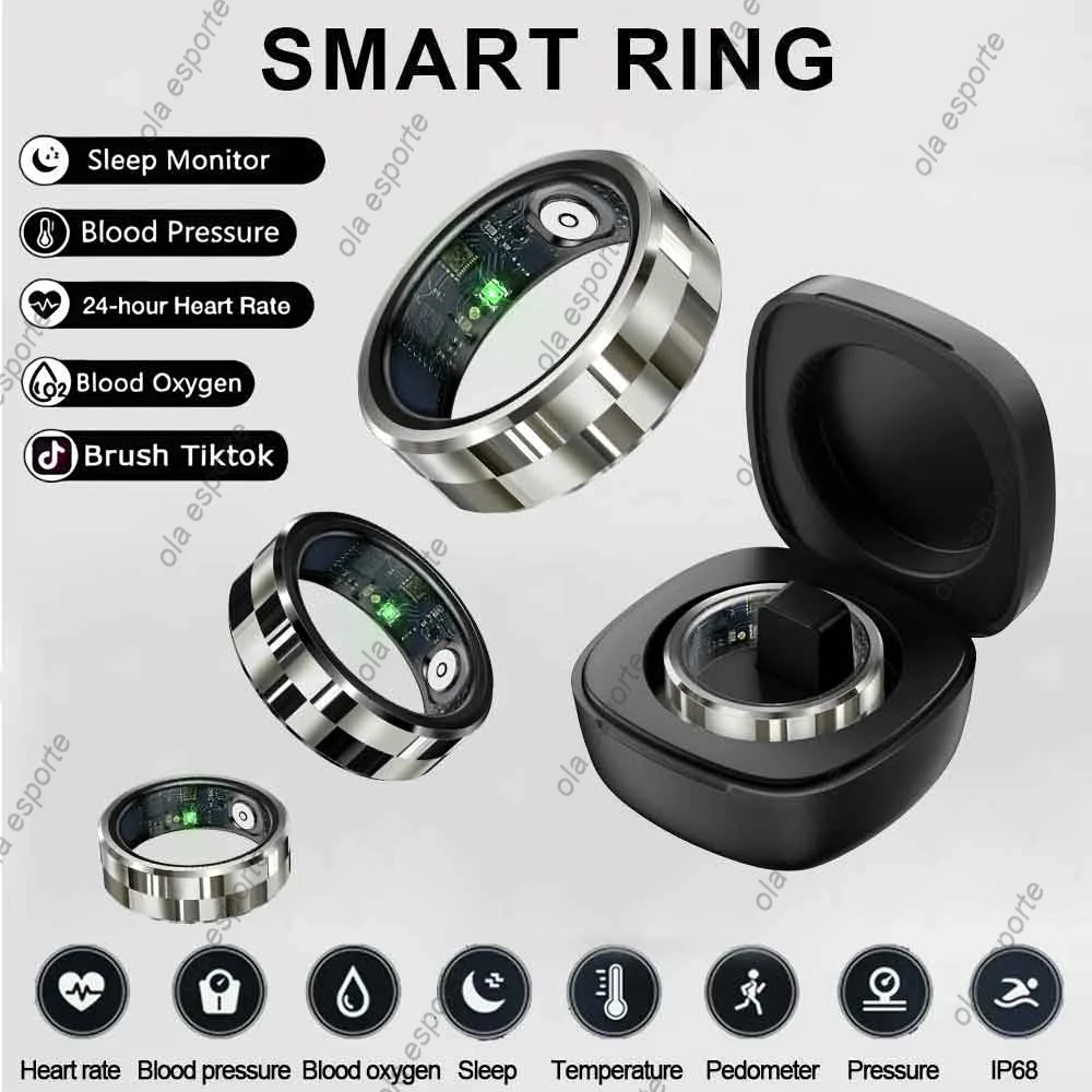 Smart-Ring-For-Women-Men-Heart-Rate-Blood-Oxygen-Sleep-Monitor-Health ...