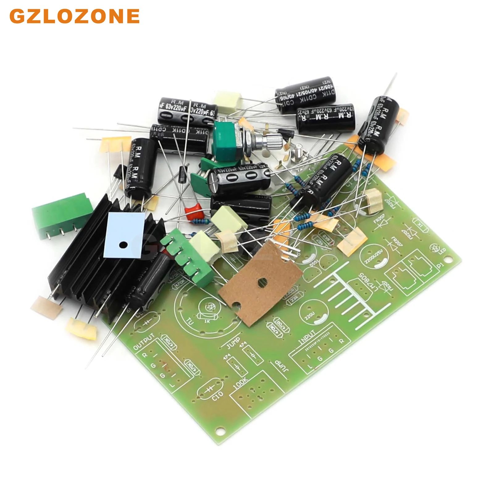 ZEROZONE 6N3(5670) Tube Buffer Preamplifier DIY Kit/Finished Board (No ...