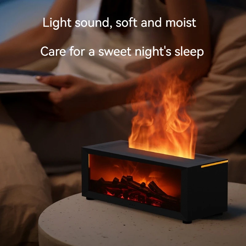Fireplace-Aromatherapy-Machine-Colorful-Atmosphere-Lamp-Remote-Control ...