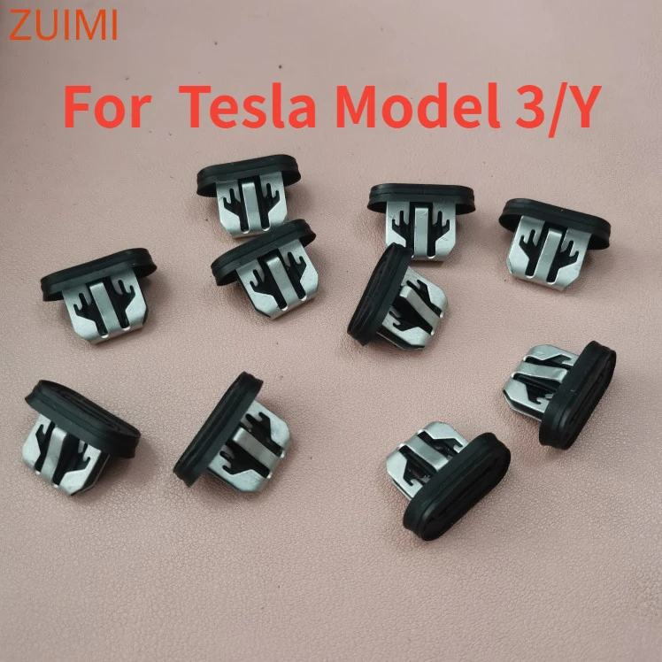 Suitable-for-Tesla-auto-parts-Model-3-Y-side-skirt-fixed-buckle-door ...