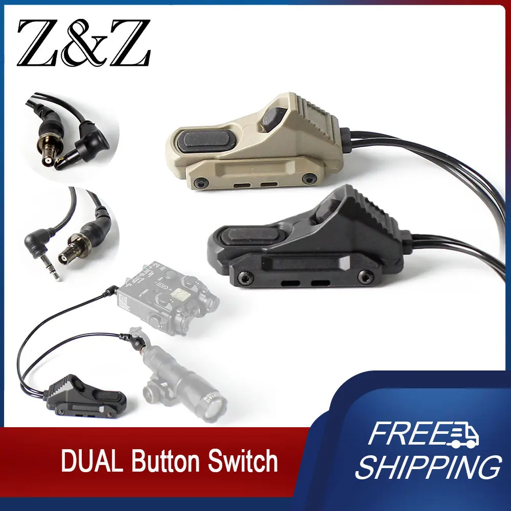 Tactical AXON GB-RS Dual Function Pressure Remote Switch Button 2.5mm 3 ...