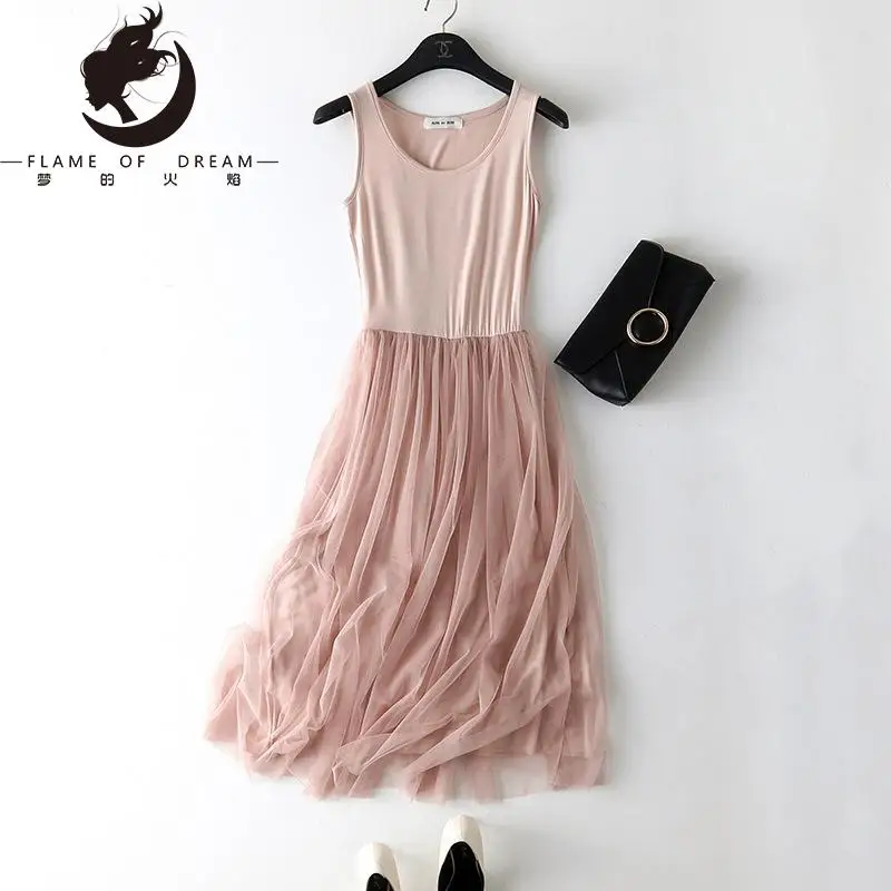 2019 New Long Slip Girls Inner Slip Womens Slips Full Under Dress For