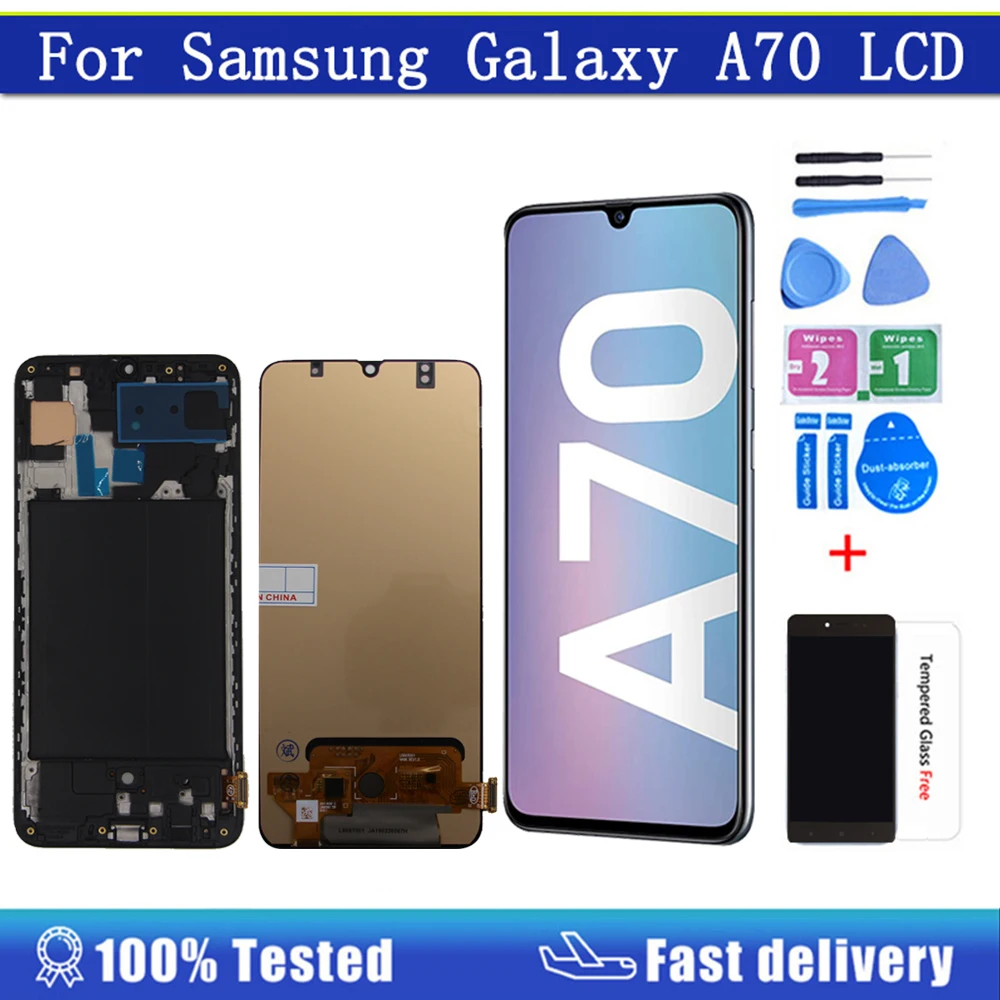 Super AMOLED LCD Touch Screen Digitador Montagem, Tamanho Original ...