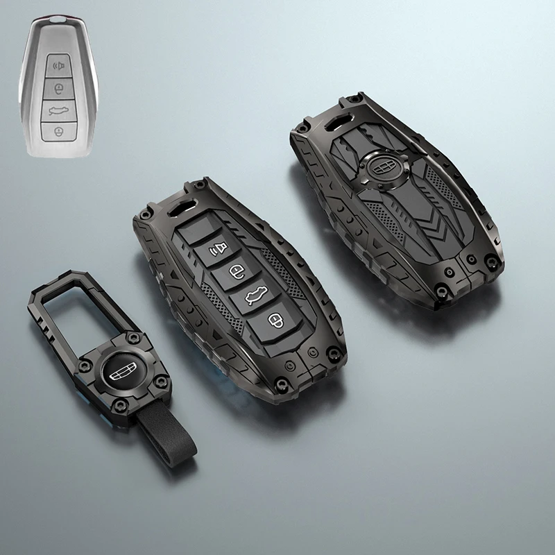 Car-Key-Fob-Cover-Case-Shell-Holder-Set-For-Geely-Coolray-X6-Emgrand ...