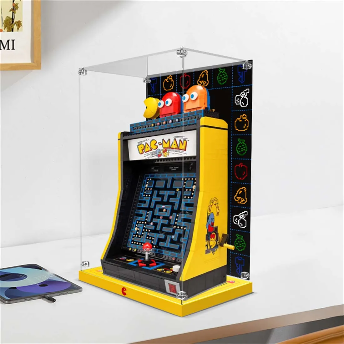 Vitrina-acr-lica-de-3mm-para-Lego-10323-gabinete-de-Arcade-pac-man ...