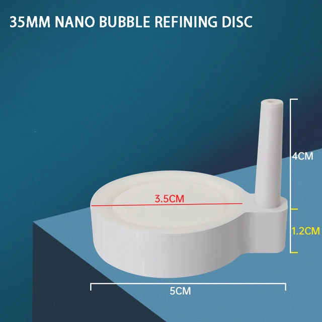 Aquarium Nanobubble Diffusion Nebulizer Fish Pump Oxygen Pan Mute ...