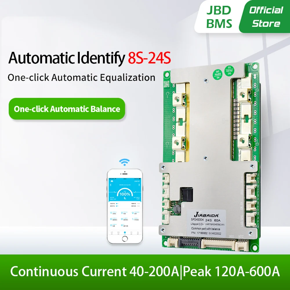 JBD Automatic Identify 8s-24s 8S 10S 12S 13S 14S 15S 16S 20S 21S 22S ...