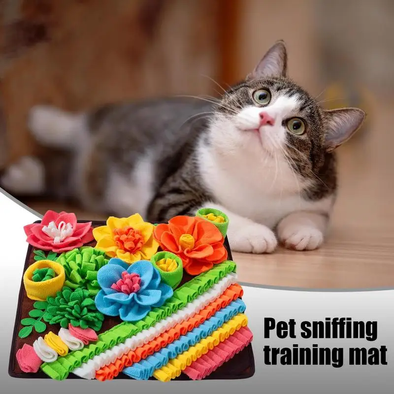 Dog-Sniffing-Mat-Pet-Snuffling-Pad-Foraging-Mat-For-Smell-Pet-Training ...