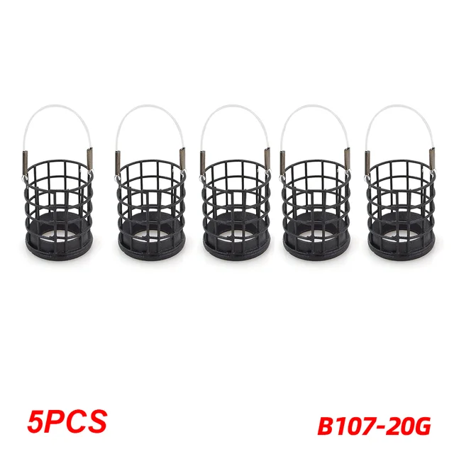 Hirisi 10pcs Carp Fishing Tackle Feeder Cage Round For Coarse Fishing Tackle Method Feeder 20g ...