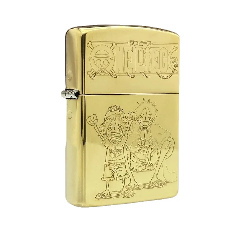 Cobre-puro-esculpido-querosene-isqueiro-Luffy-Sauron-Chowba-Franky ...