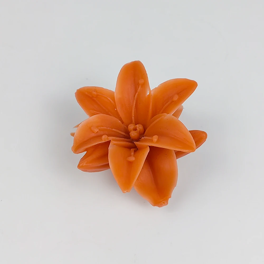 Hc0021 Lily 3d Mold Silicone Lily Mold Flower Molds Wedding Flower ...