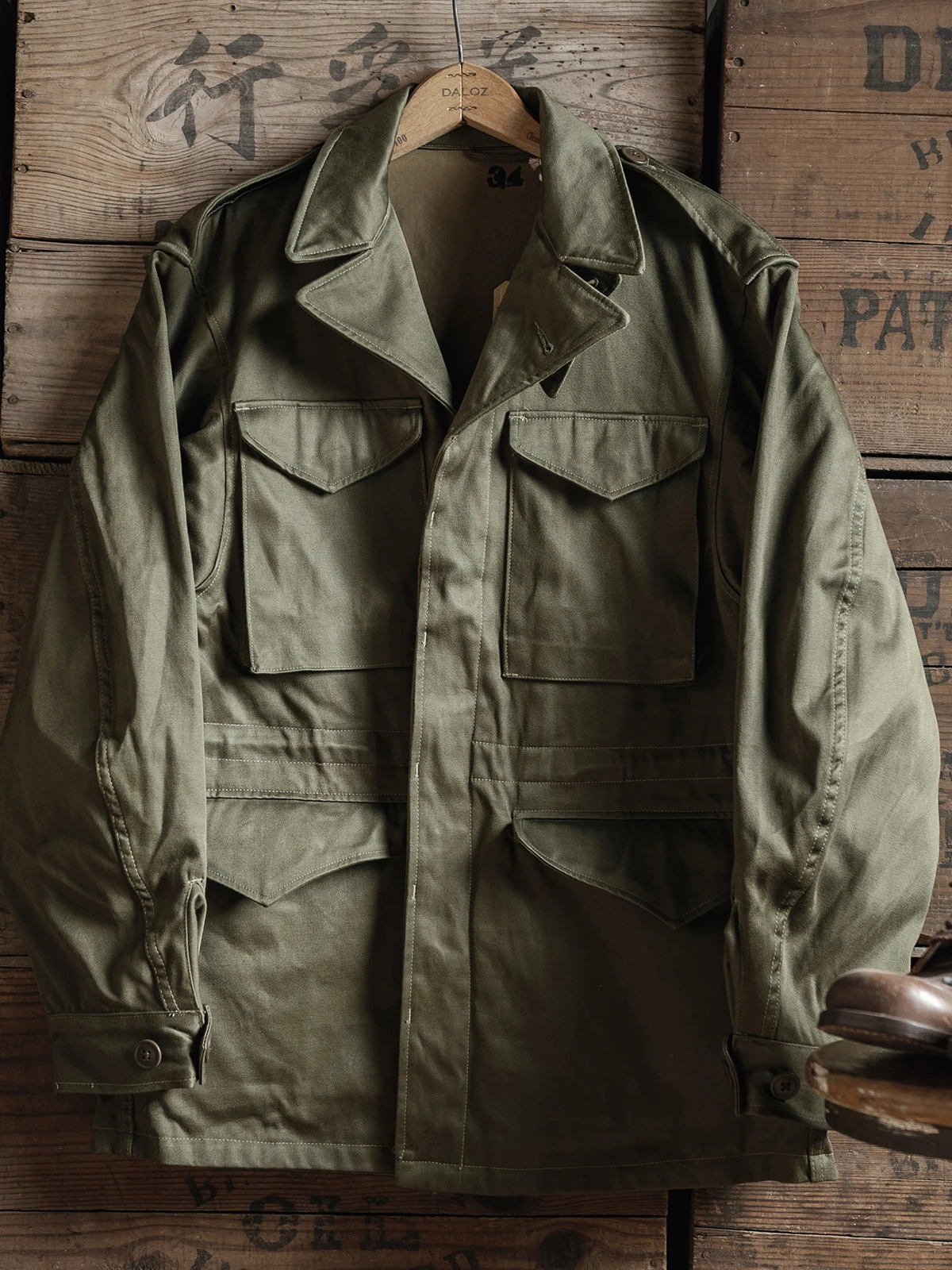 Bronson-Chaqueta-de-campo-de-M-43-del-Ej-rcito-de-EE-UU-M1943-uniforme ...