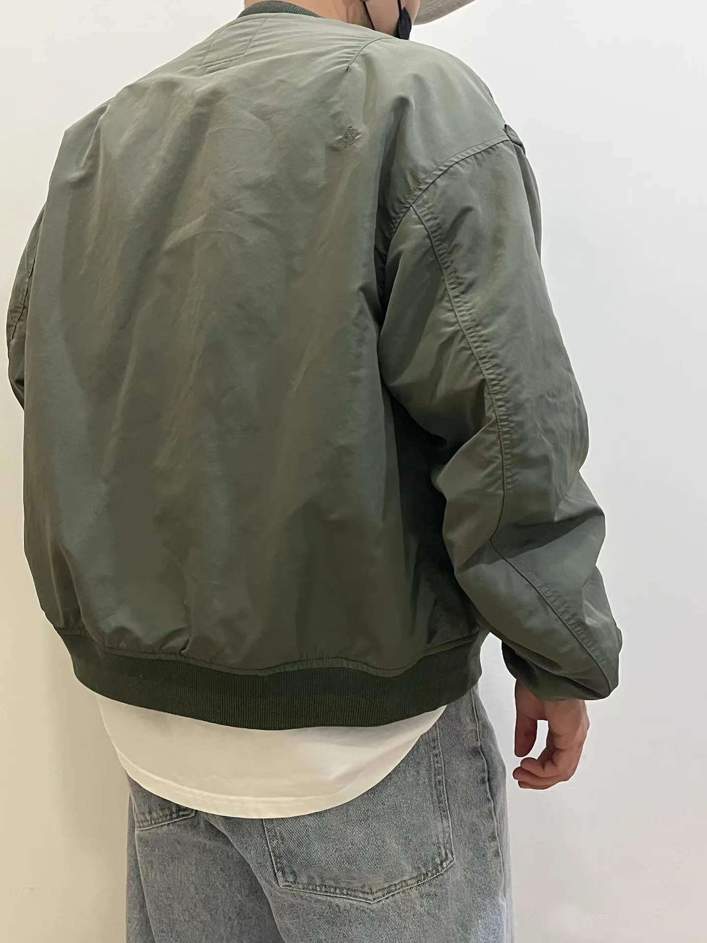 VISVIM FIL 23AW THORSON MA1 Japanese mud-dyed damaged washed flight jacket – Aljackie