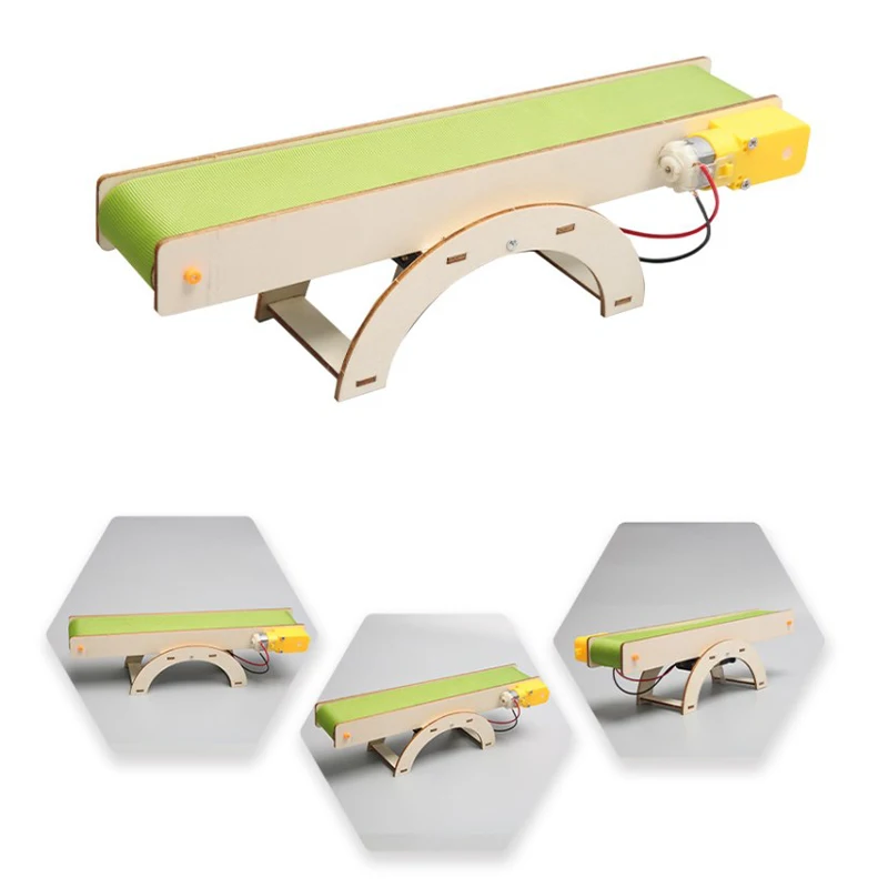 Conveyor-Belt-DIY-Creative-Self-Assembly-Attachments-Teaching-Projects ...
