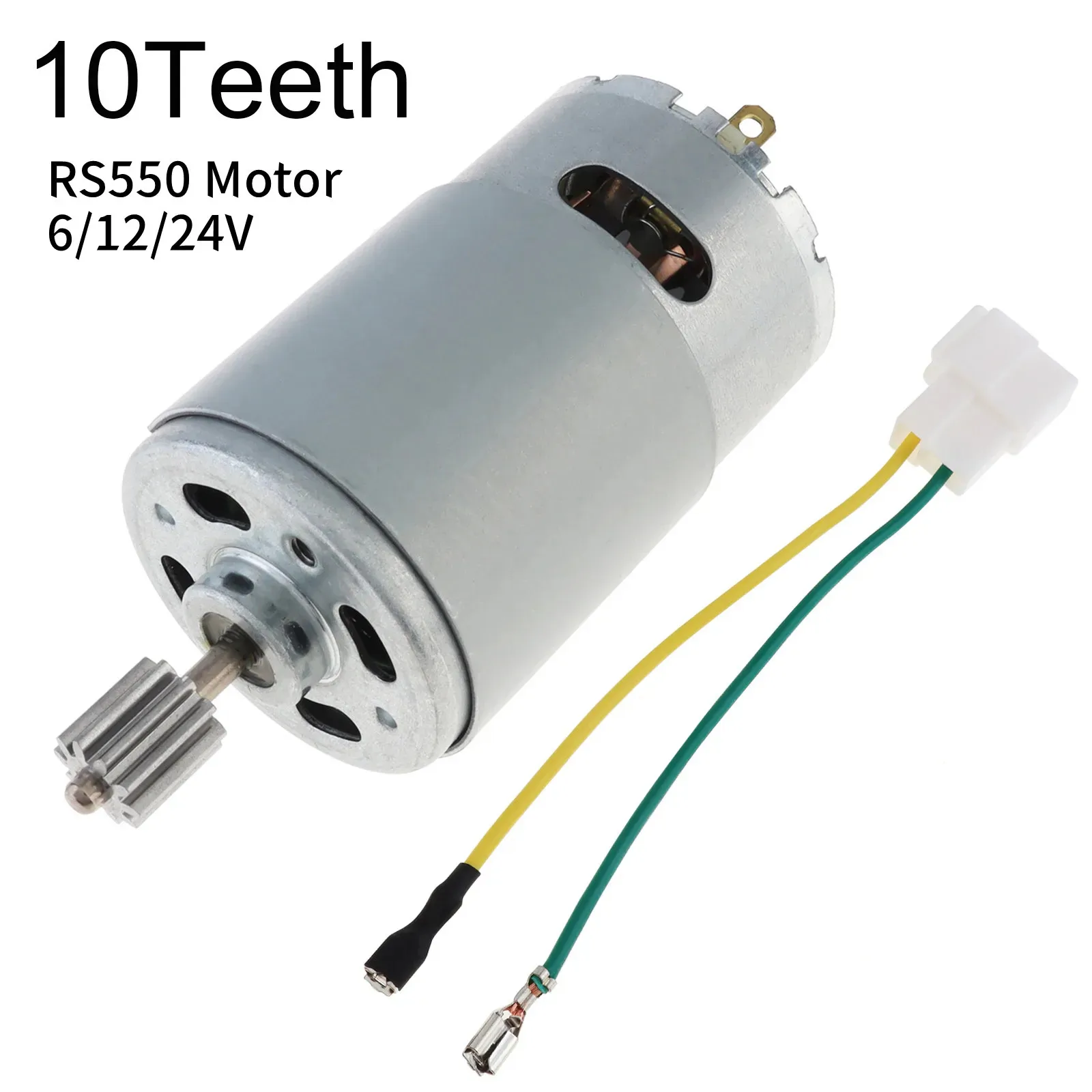 RS550-10-Teeth-DC-Motor-Kids-Ride-On-Toys-Car-Motor-6V-30000RPM ...