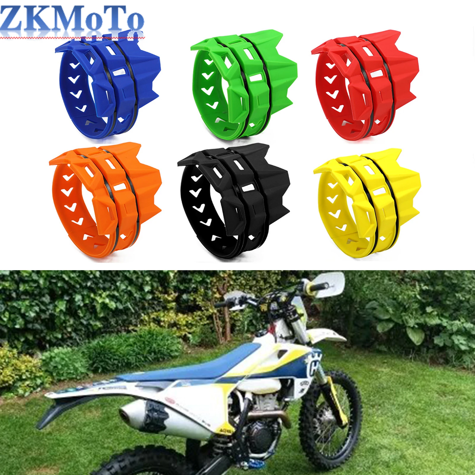 Universal-Exhaust-Protection-Cover-Motorcycle-Exhaust-Muffler-Silencer ...