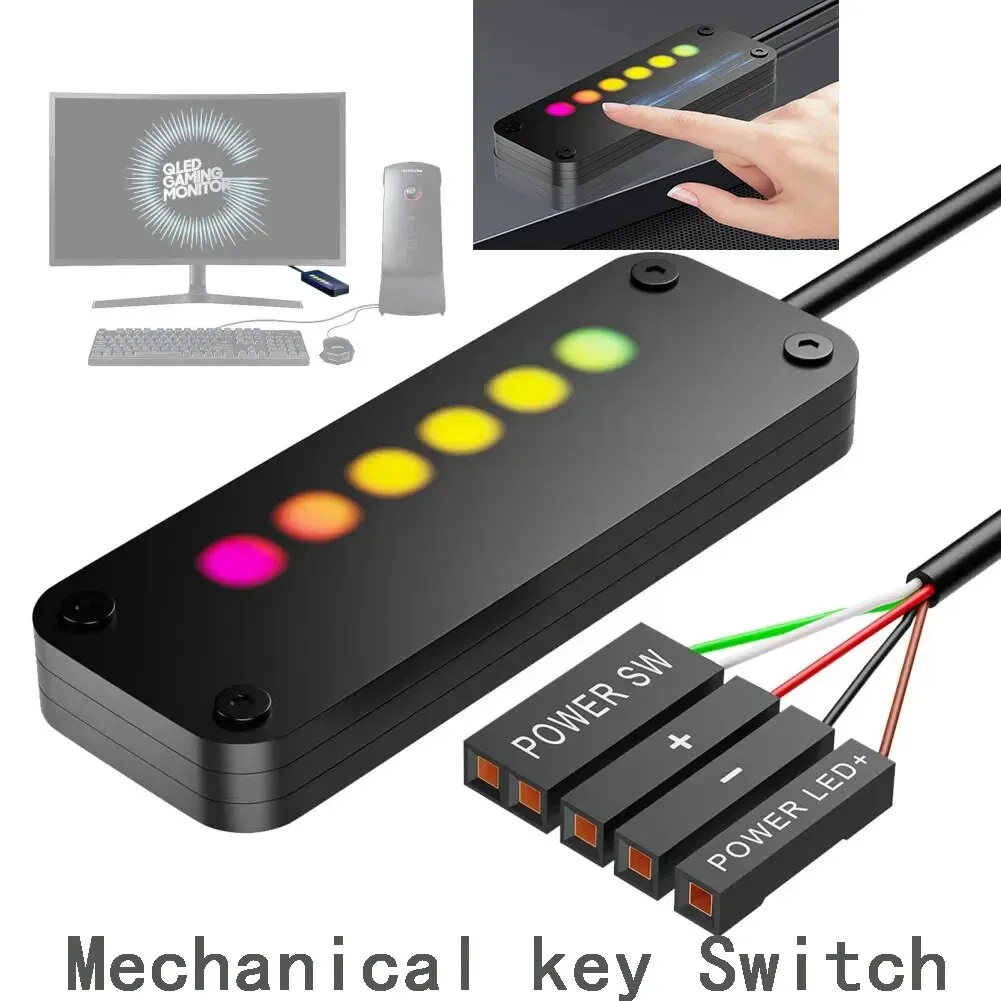 External-Computer-Desktop-2m-4m-Extension-Cable-RGB-LED-Lights-PC ...