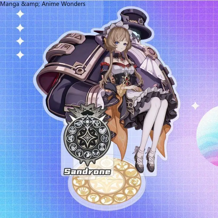 Game Anime Sandrone Genshin Impact Acrylic Stand Model Decor Cosplay ...