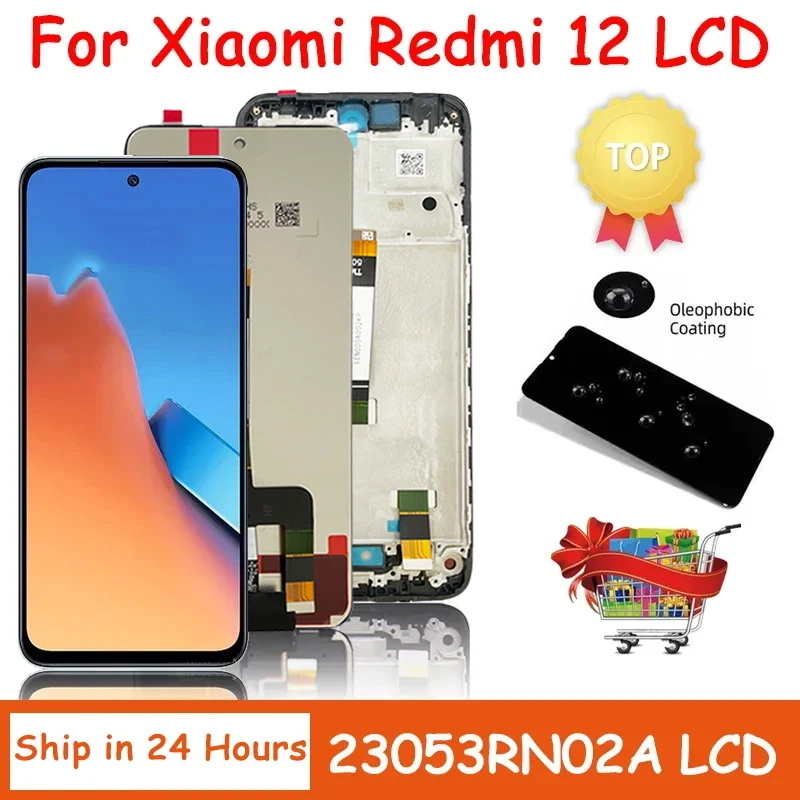 6-79-Original-For-Xiaomi-Redmi-12-LCD-23053RN02A-Display-Touch-Screen ...