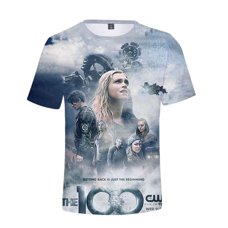 Famous TV Series The Hundred The 100 3D Print T Shirts Unisex Fashion ...