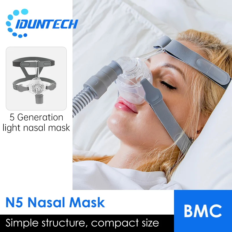 Bmc N5 Cpap Nasal Mask Light Weight Sleep Mask For 3 Sizes Auto Cpap ...