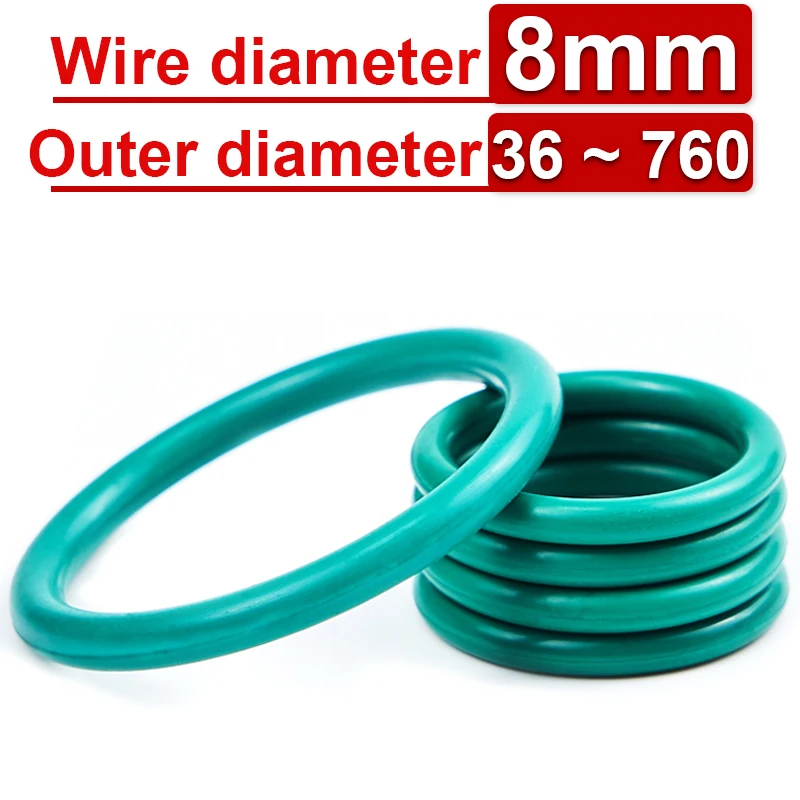 Wire-Diameter-8mm-FKM-Fluororubber-O-Ring-Sealing-Ring-CS-OD-36mm-760mm ...