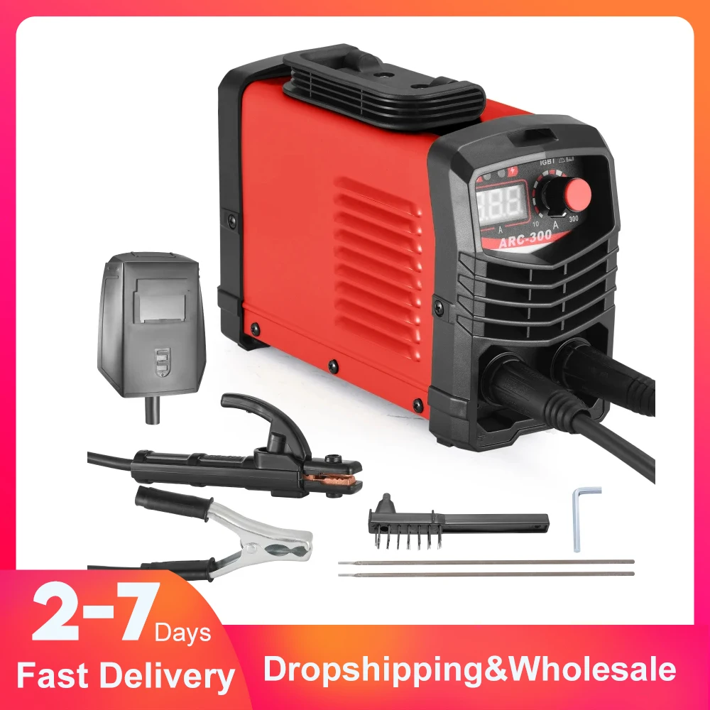 ARC-MMA-300-Amp-Welder-IGBT-Electric-LCD-Welder-Inverter-Portable-220V ...