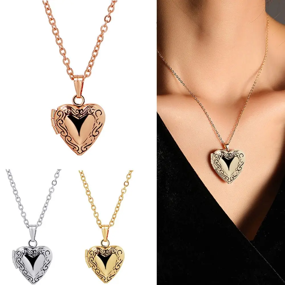 Gift-Lover-Chain-Carved-Forever-and-Always-Friend-Pendant-Heart-Shaped ...