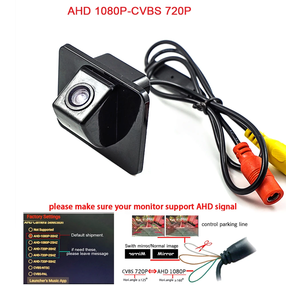 1920*1080P AHD Car Rear parking camera View Reverse backup sensor for ...