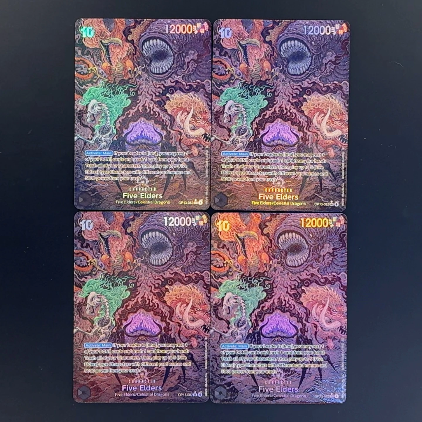 Tarjeta Coleccionable de Anime One Piece TCG OPCG en Inglés, Five ...