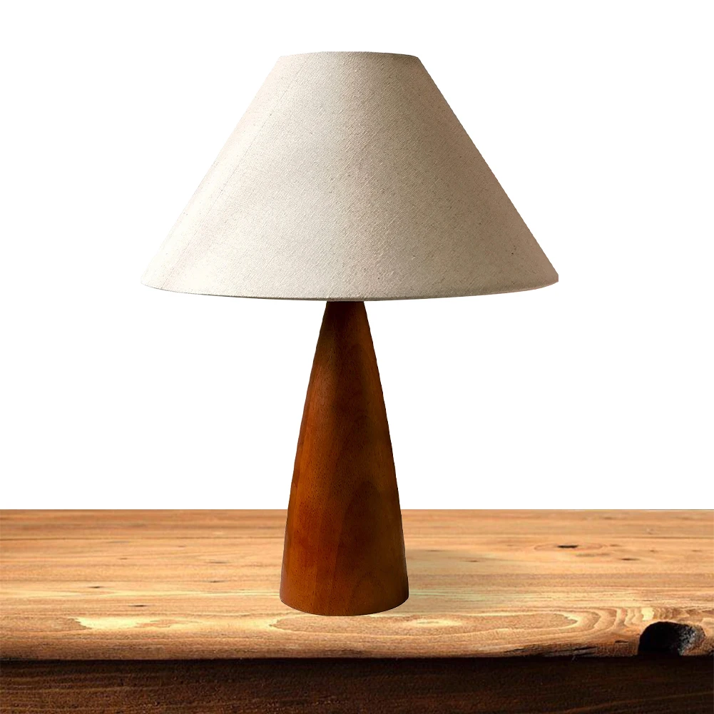 Retro-Table-Lamp-with-Wooden-Base-Simple-Night-Light-Multifunctional ...