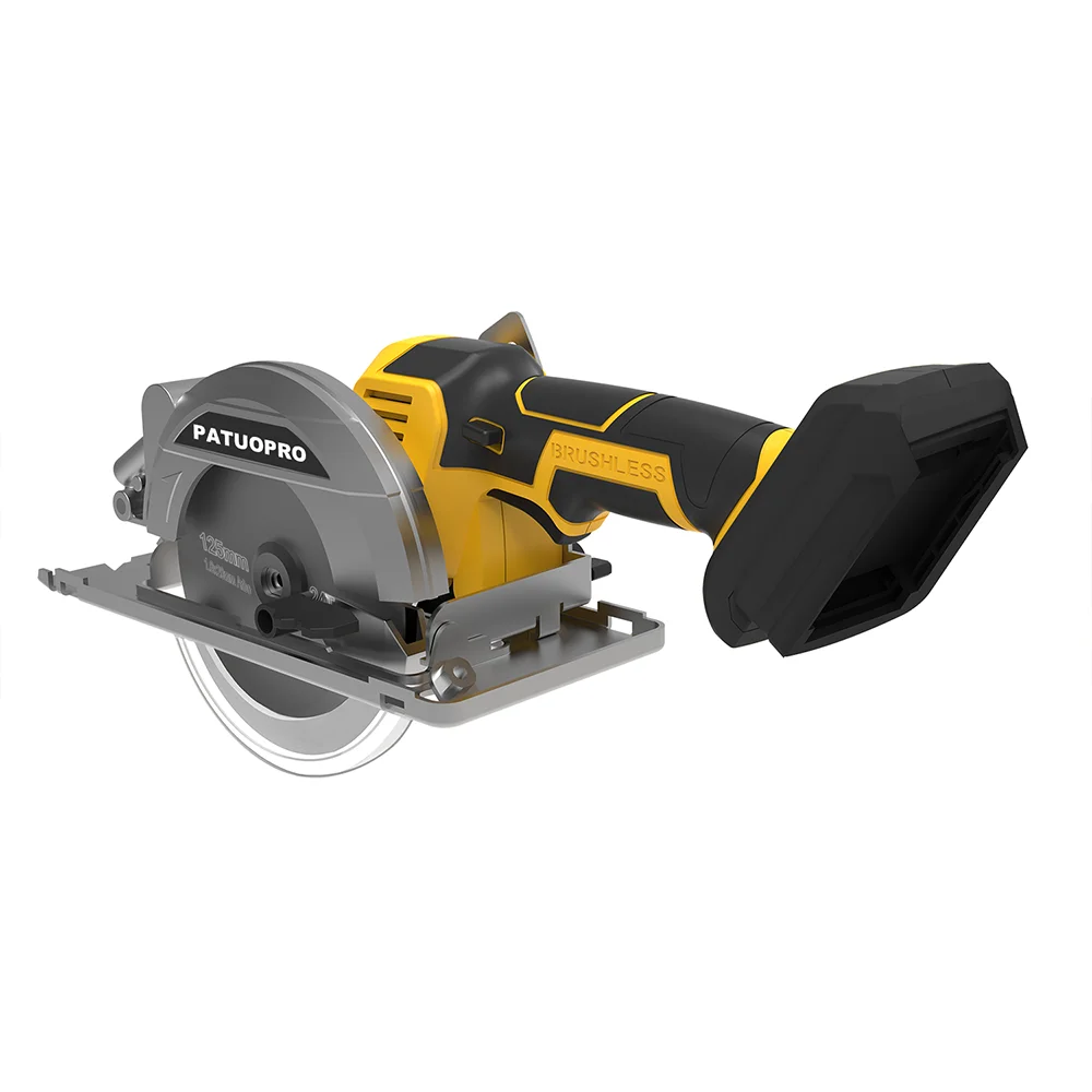PATUOPRO 5-inch Cordless Electric Circular Saw Brushless Rechargeable ...