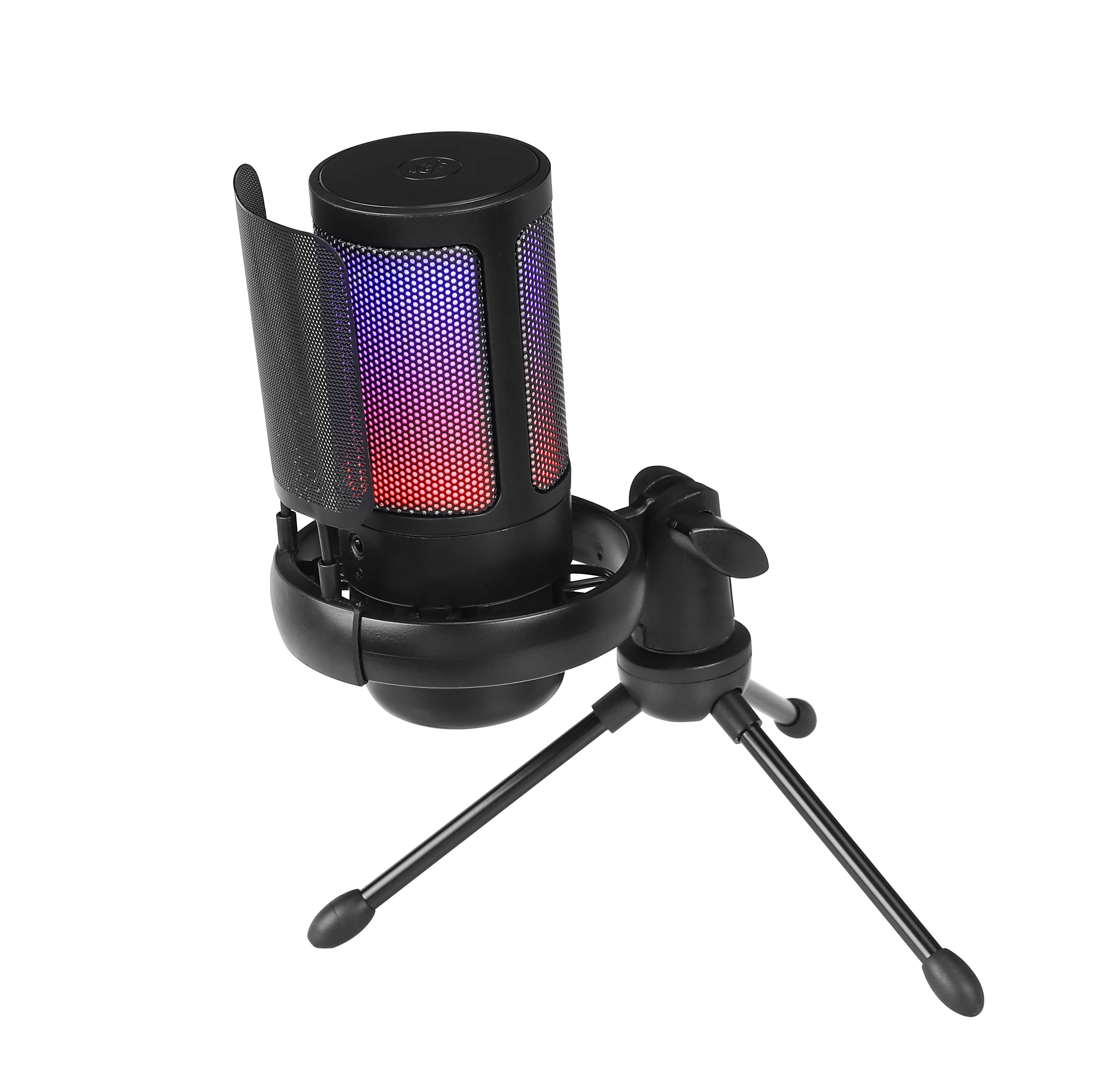 USB-Condenser-Gaming-Microphone-For-PC-Computer-Laptops-With-Pop-Filter ...