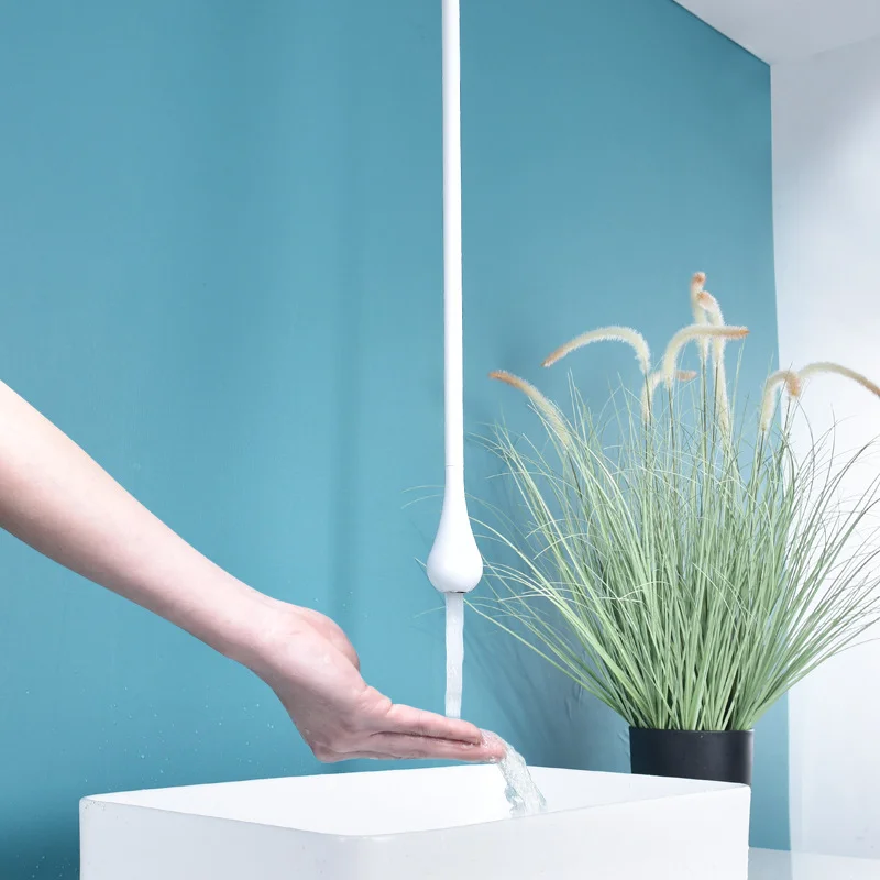 Solid-Brass-Water-Drop-Hang-Ceiling-Faucet-Bathroom-Basin-Bathtub-Tap ...