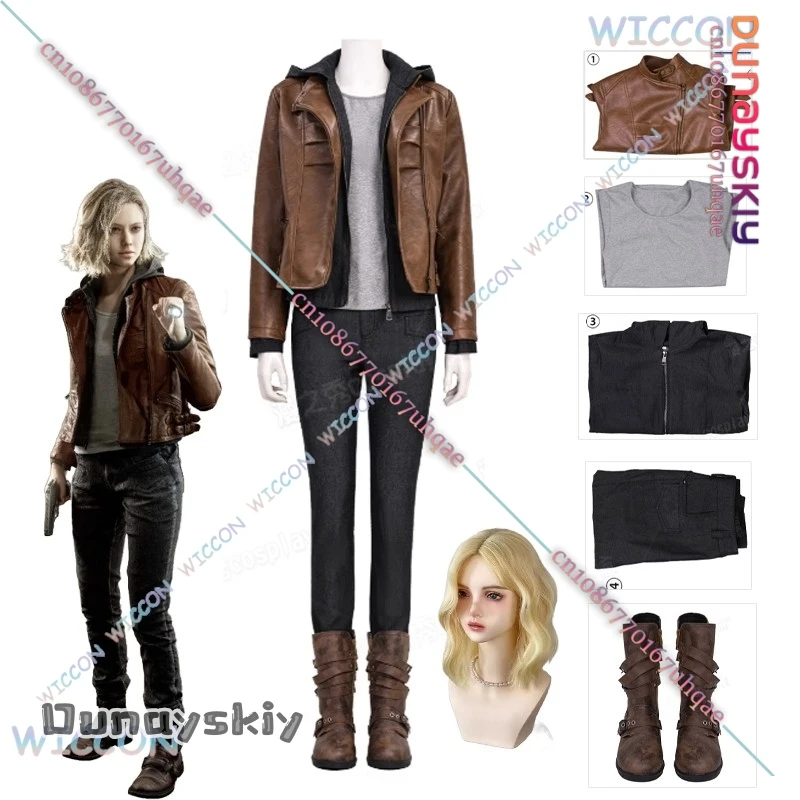 Game Resident Cos Evil 9 Grace Ashcroft Cosplay Costume{SAIKOU}Coat ...