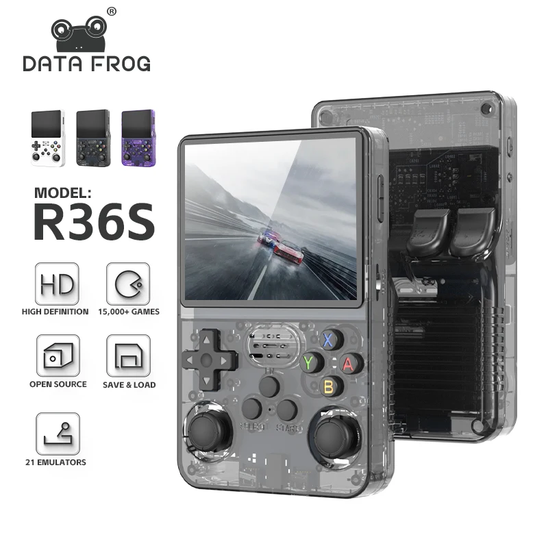 Dados-Frog-R36S-Retro-Handheld-Video-Game-Console-Sistema-Linux-3-5 ...