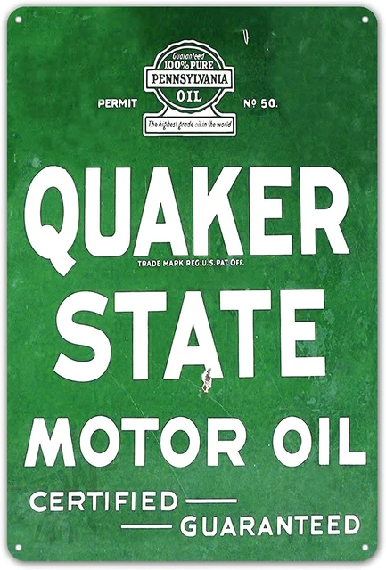 Vintage Quaker State Logo