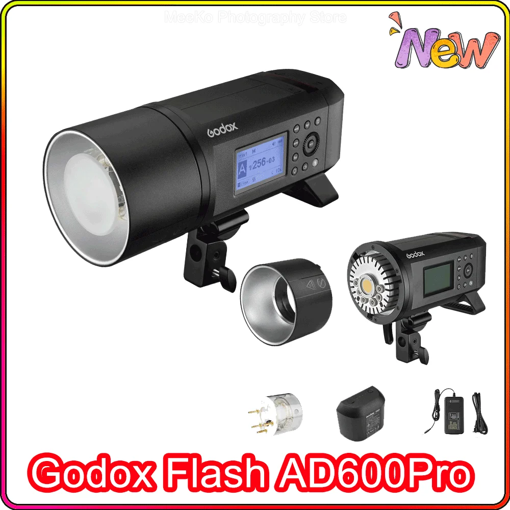 Godox ad600pro ad600 pro 600w flash ao ar livre li na bateria ttl hss embutido sistema x sem fio ...